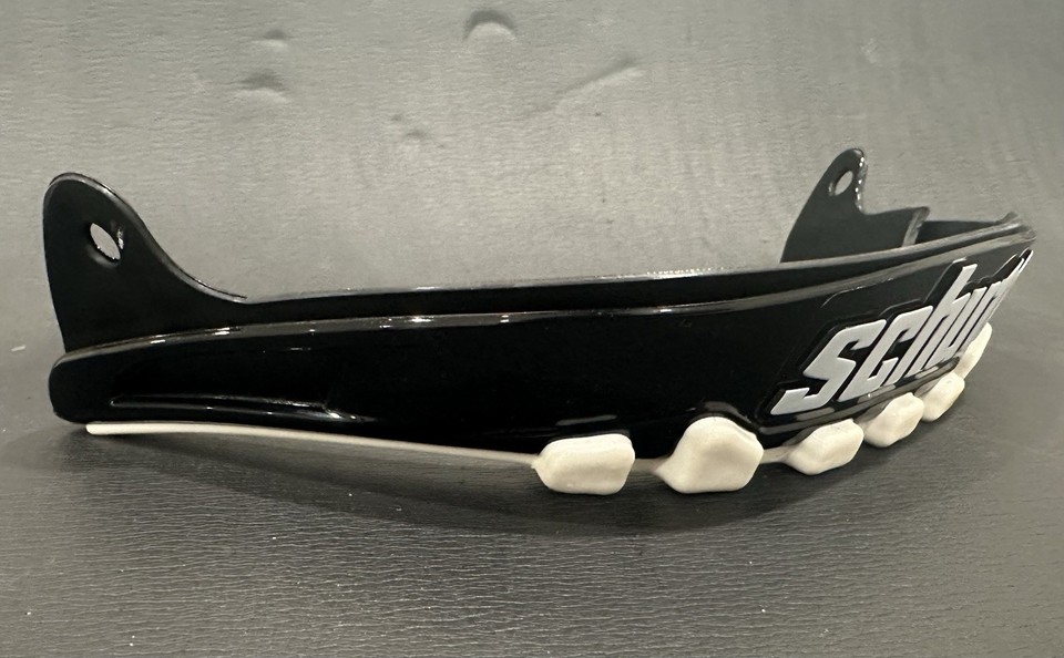 Black Schutt F7 2.0 Raised Logo Rear Football Helmet Bumper | eBay