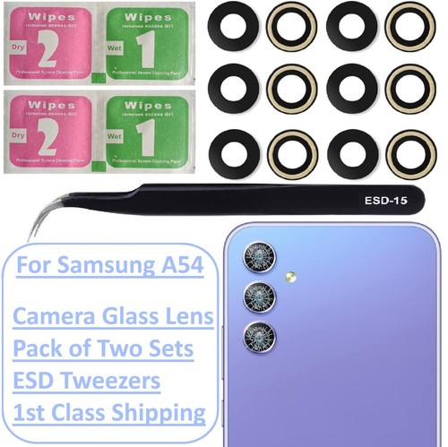 For Samsung Galaxy A54 A546 Camera Glass Lens Replacement Back Lens Kit ...