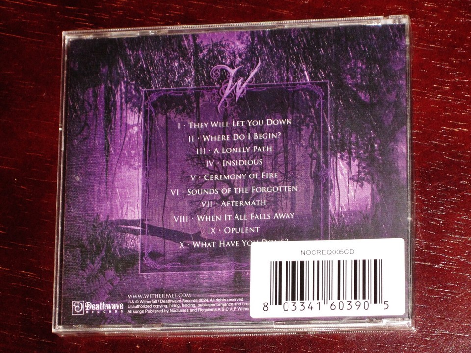 Witherfall: Sounds Of The Forgotten CD 2024 Deathwave Records EU ...