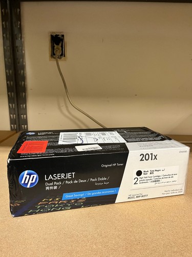 HP 201X DUAL PACK High Yield Black Original LaserJet Toner Cartridge ...