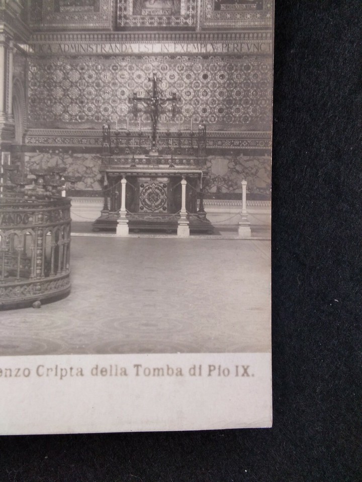 Rome Italy RPPC Postcard Early 1900s Rare Saint Lawrence Crypt Tomb ...
