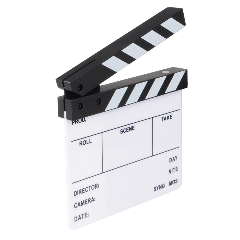 Mini Director Movie Video Slate Clapboard Film Clap Stick Clapper Board ...