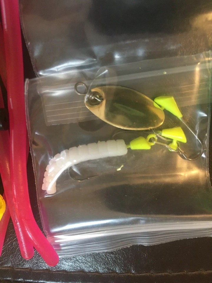 2 Trout Magnet Tackle Box Kits- 68pc Bundle Spin, E-Z Floats, Bugs, and ...