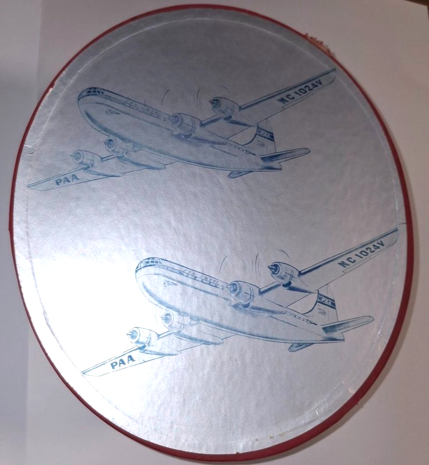 VINTAGE PAN AM HAT BOX BY LEE PAA Boeing 377 Stratocruiser | eBay