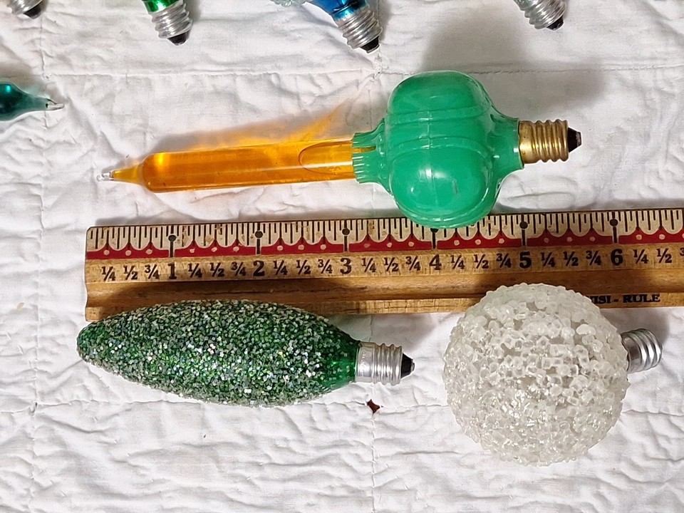 Vintage GE Christmas Lighted Ice Snowball Sugar Light Bulbs NOT WORKING 22 Bulbs | eBay