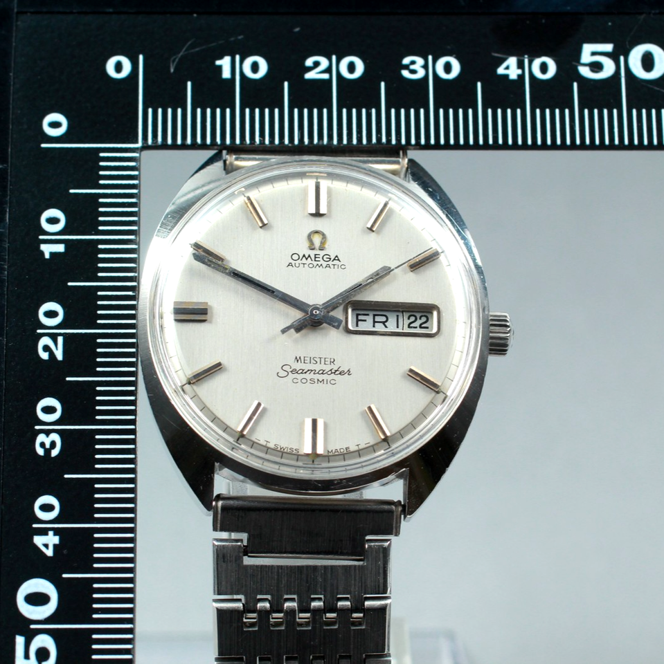 OH serviced [N MINT] Omega Seamaster Meister Double Name AT TOOL 107 ...