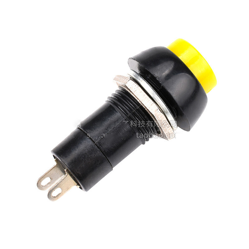 Miniature Mini Push Button Switch 12mm Latching Momentary SPST PBS-11A ...
