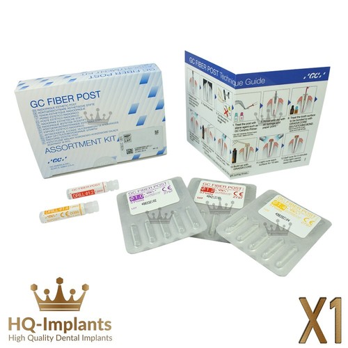 GC Glass Fiber Reinforced Composite Post Assortment Kit Dental ...