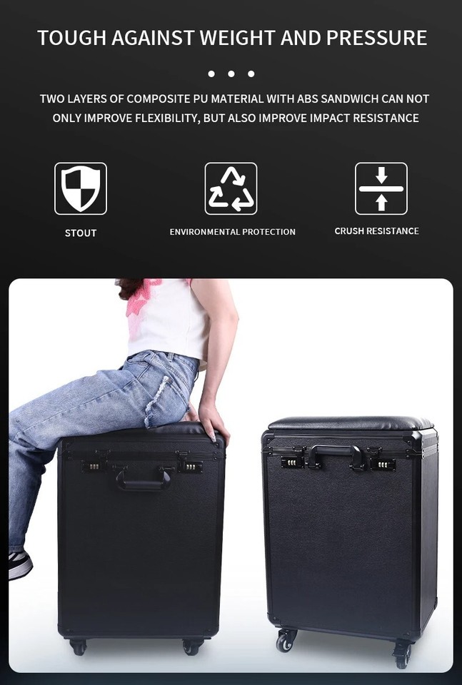 Portable Tattoo Artist Trolley Suitcase Bag Storage Tools Case Arm ...