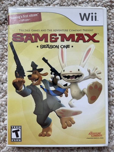 Nintendo Wii Game - Sam & Max: Season One (Complete w/case and manual ...