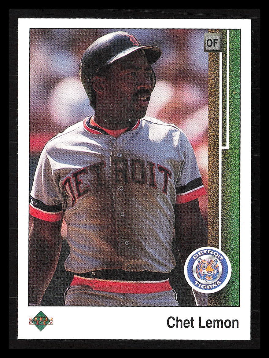Chet Lemon 1989 Upper Deck #128 Detroit Tigers | eBay