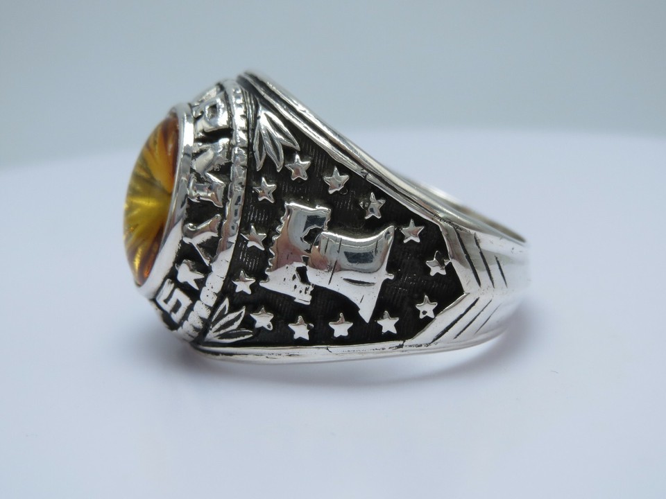 SILVER 925 , RING , US ARMY , 1775 , MILITARY RING , Army Recruite US ...