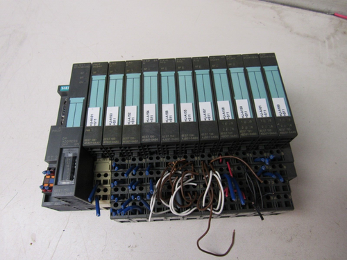 SIEMENS SIMATIC S7 PROFIBUS SYSTEM 6ES7151-1AA05-0AB0 W/6QTY ANALOG I/O ...