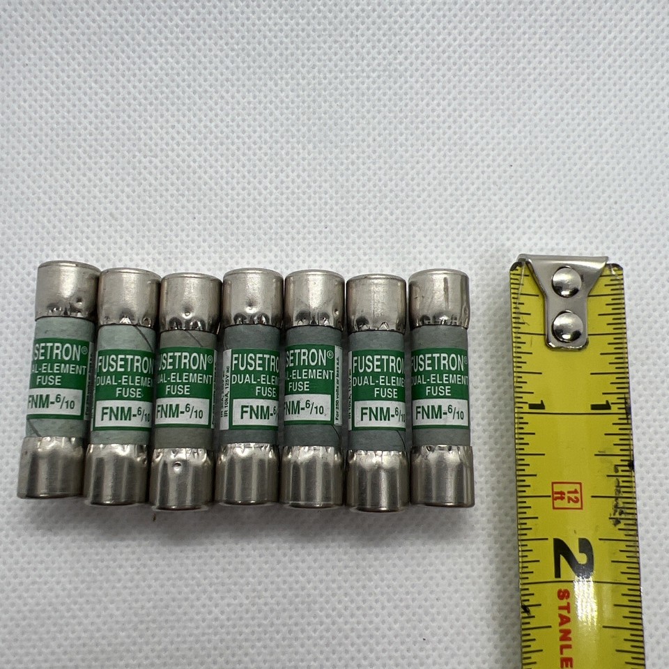 Cooper Bussmann,FNM-6/10,Fusetron 6/10 AMP ‼️pack-7‼️ | eBay