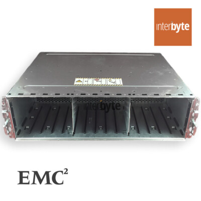 EMC DAE 3U 15 BAY 3.5 FC VNX V31-DAE-N-15 EXPANSION ENCLOSURE KTN-STL3 ...