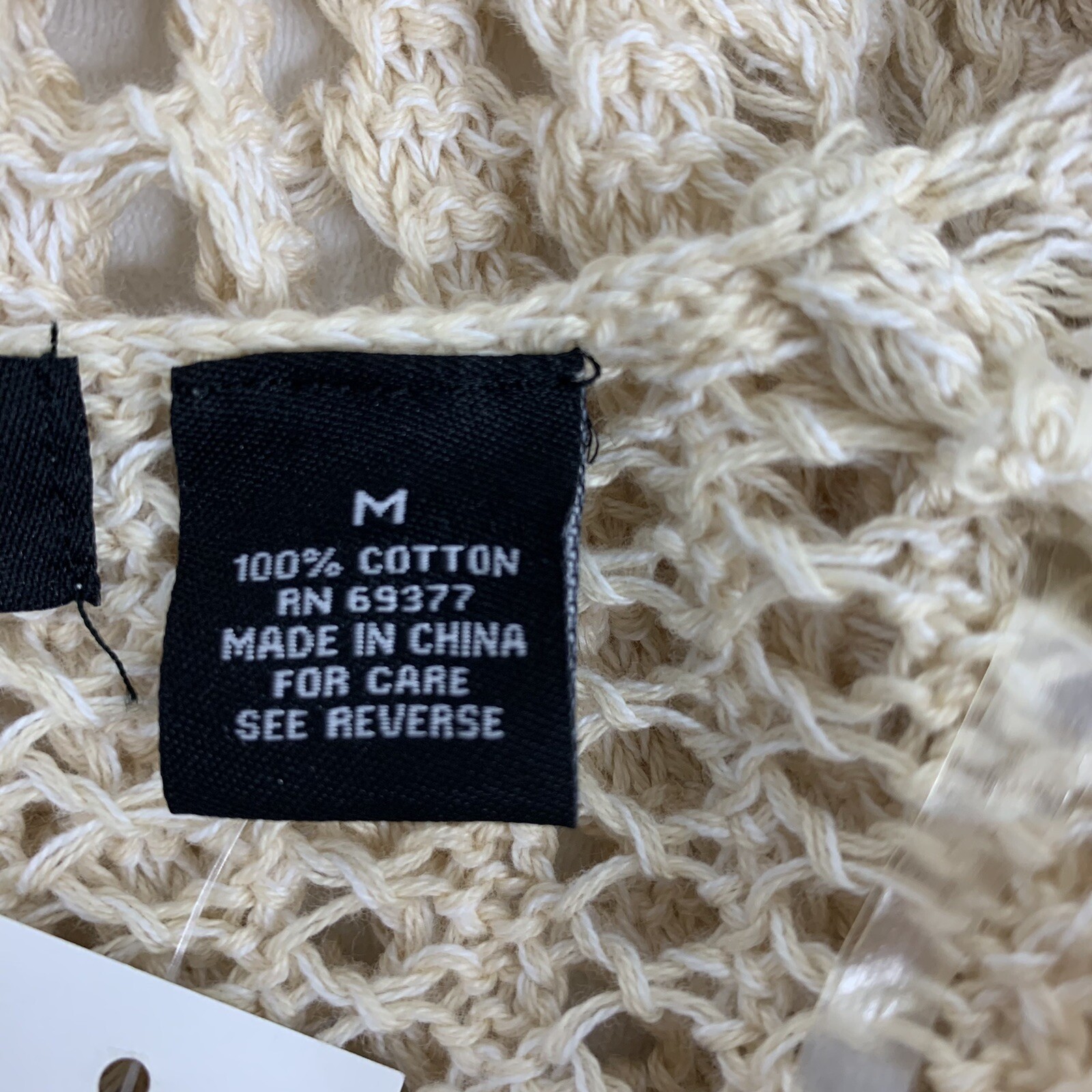 NEW Crystal Kobe Crochet Tunic Sweater Cream Boho Capsule Minimalist ...