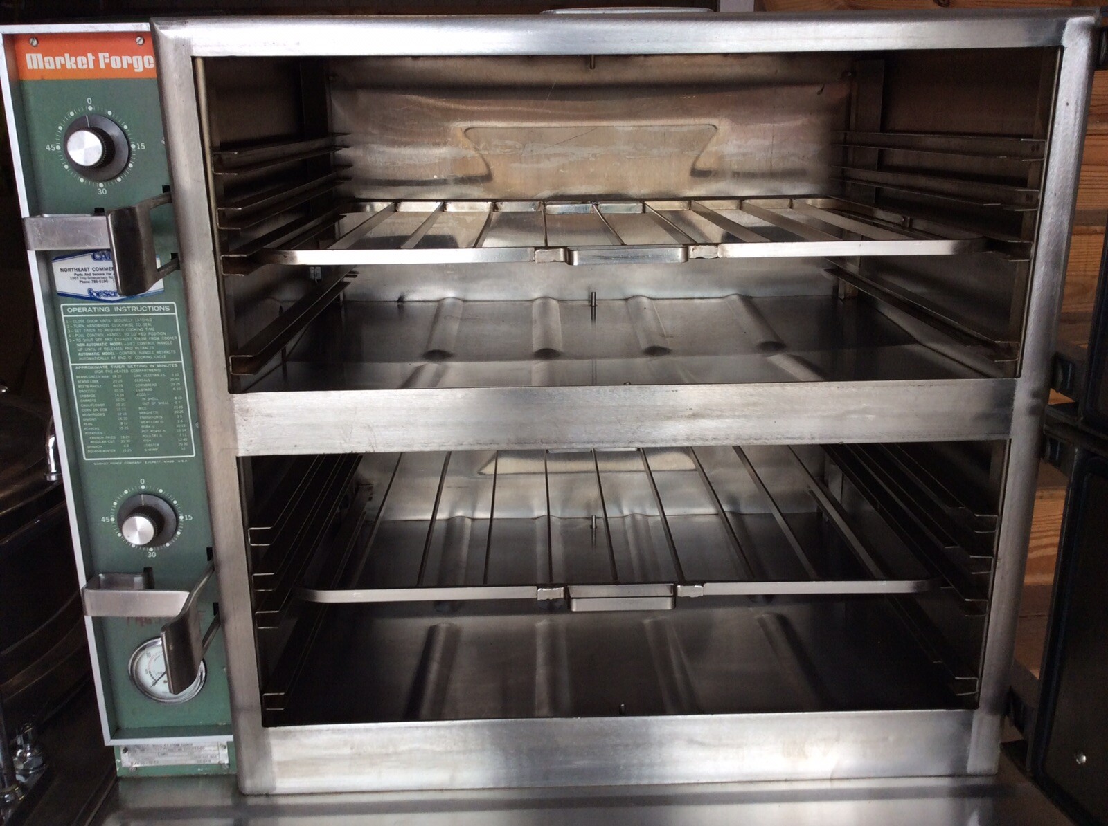 Market Forge Electric Steamer Oven And Satellite Tilting Kettle MT40 40 ...