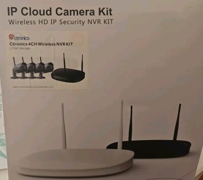 Ctronics 4 Ch Security Wireless NVR KIT, | eBay