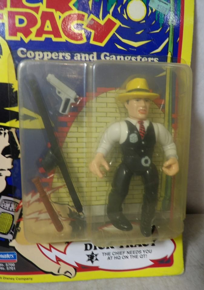 Vintage 1990 Playmates 5" Dick Tracy Toy Figure NOS Unopened | eBay