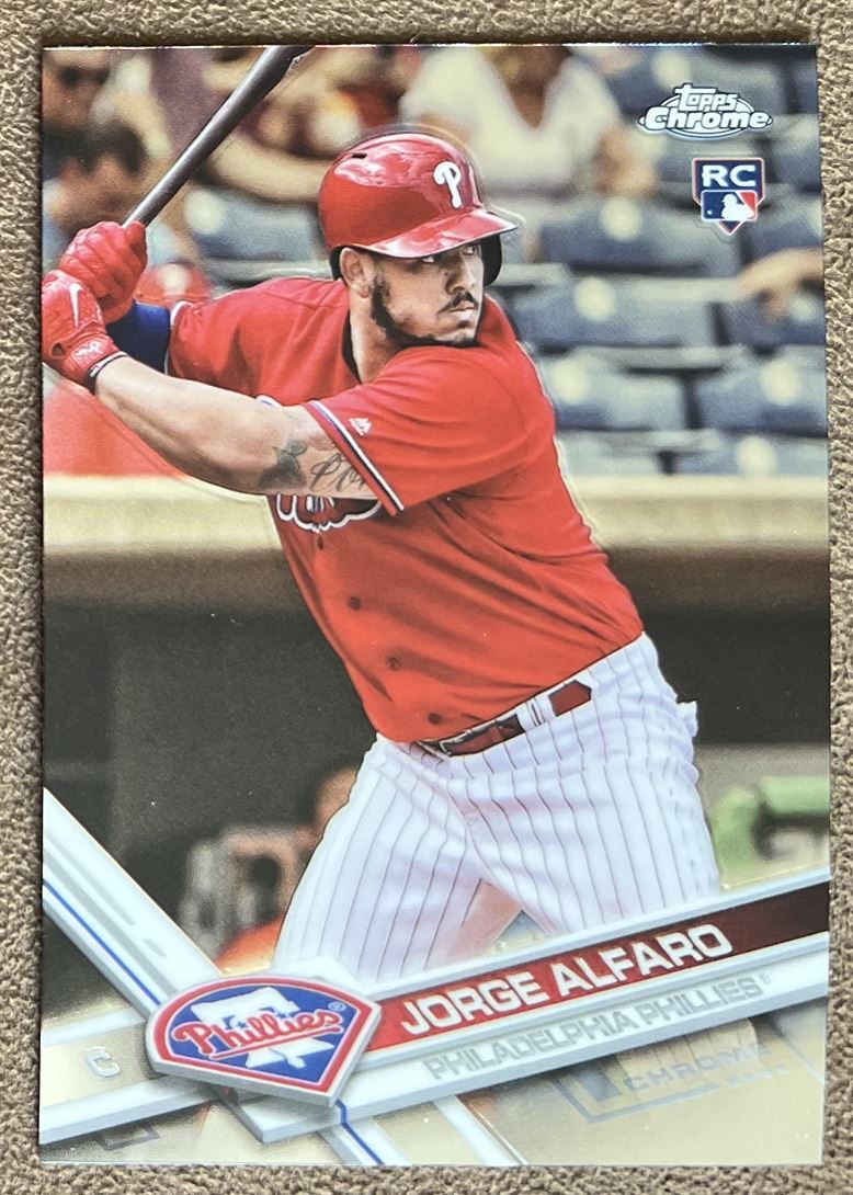 2017 Topps Chrome Jorge Alfaro Rookie Philadelphia Phillies #15 MLB ...