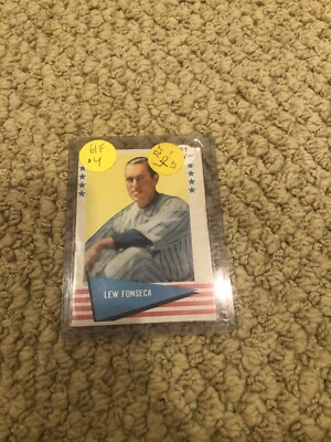 Lew Fonseca Cincinnati Redlegs 1961 Fleer Baseball Card #27 | eBay