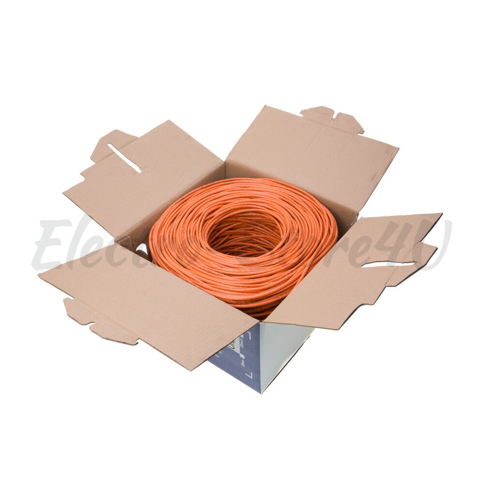 1000ft CAT5e CAT6 UTP Bulk Ethernet Cable Solid Network Wire RJ45 LAN ...