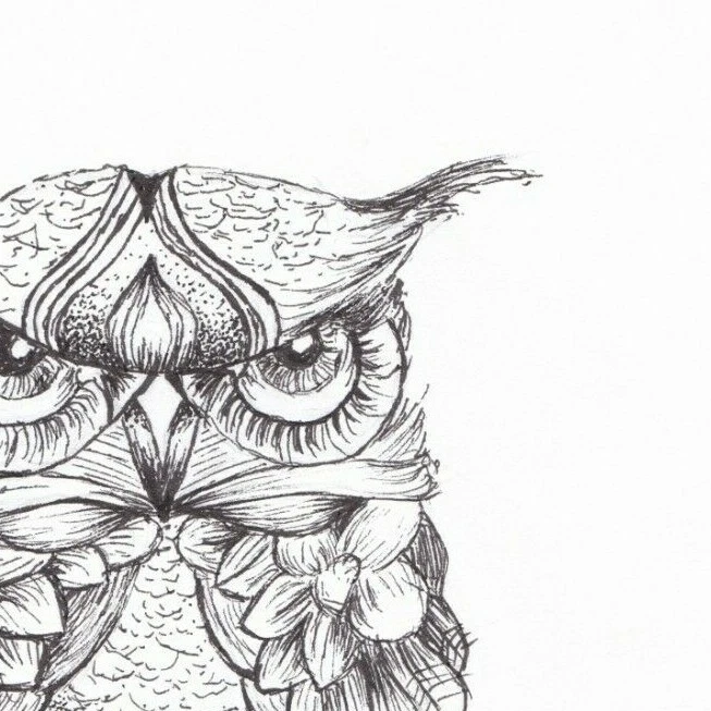 Pen And Ink Style Tattoo