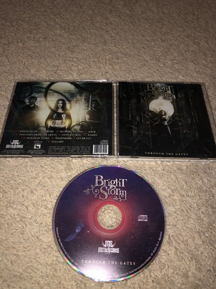 SIGNED/RARE! Through...By BrightStorm CD Metal Nemesea Elysion Exit ...