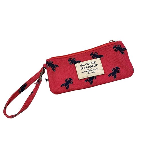 Sloane Ranger lobster print zip pouch bag wristlet wallet A1 4697 | eBay