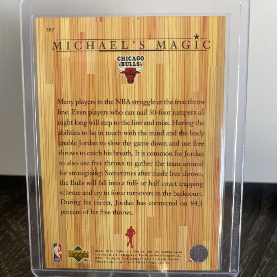 1997-98 Upper Deck Collector's Choice - Michael's Magic #389 Michael Jordan | eBay