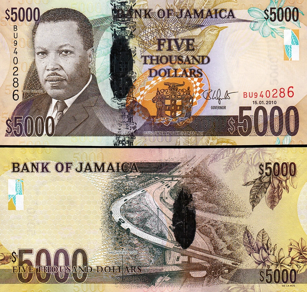 Jamaican Money 5000