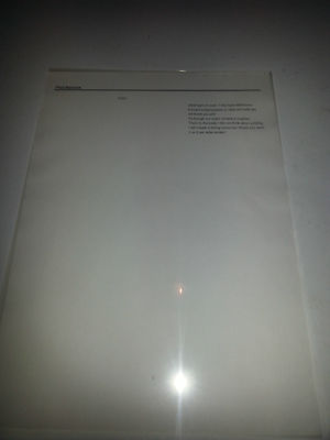 QTY 5 (FIVE) 400 MICRON A4 CLEAR PVC (SET OF 5) - CAN BE USED FOR VIRUS ...