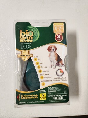 Bio Spot Defense Flea & Tick Spot On Treatment SMALL Dogs 13-31 Lbs | eBay