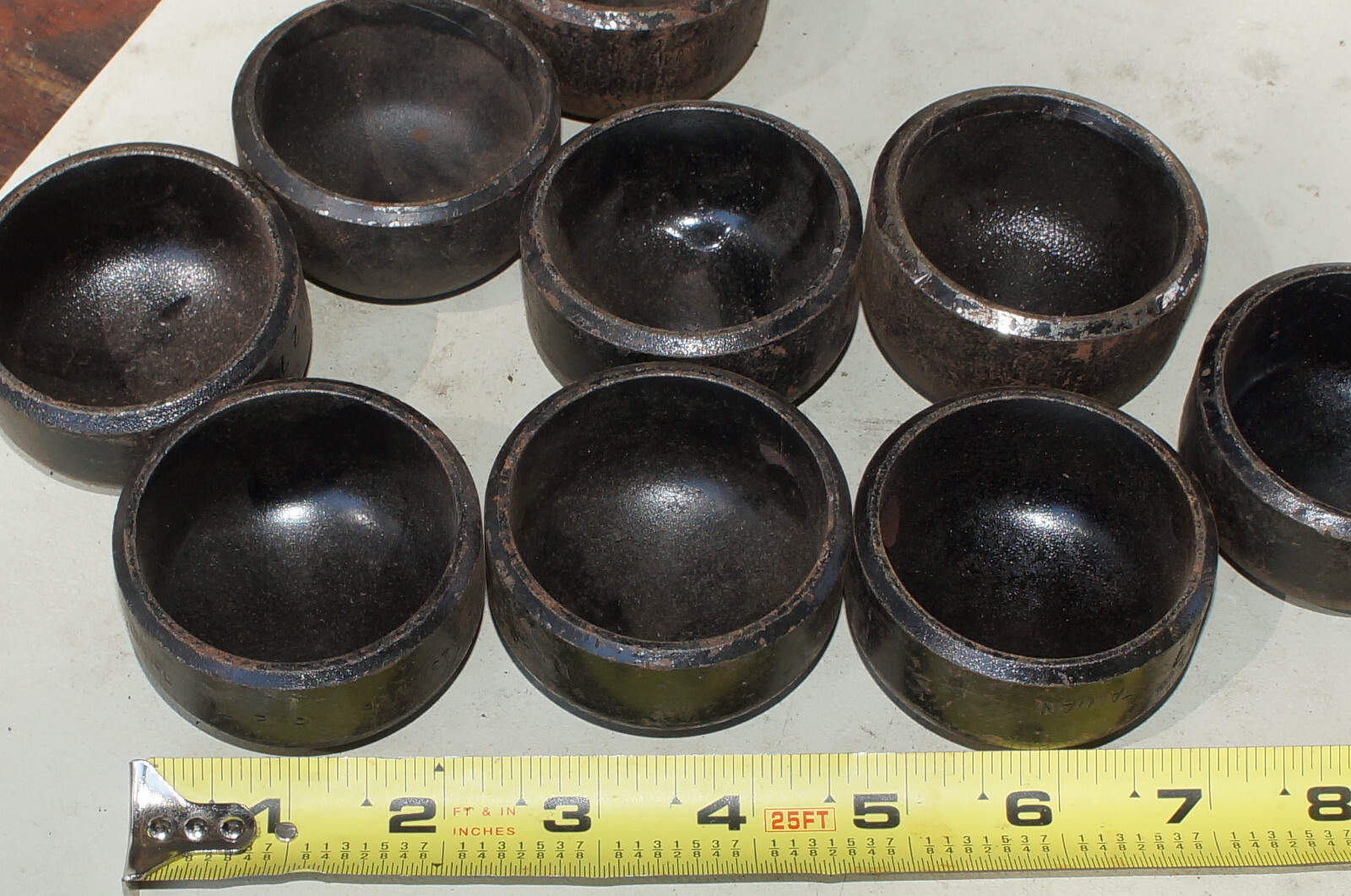 Butt Weld Pipe CAPS Carbon Steel STD WPB 1" to 2.5" (Choose Size) ($1 ...