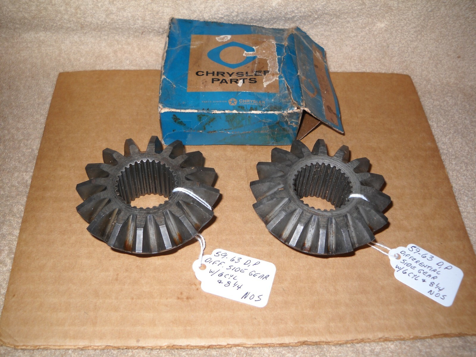 NOS Mopar 1959-1963 Dodge and Plymouth Differential Side Gears w/8-1/4 ...