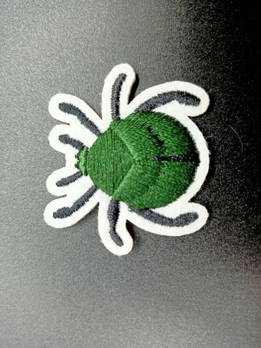 green beetle insect patch beetle aniaml clothes iron nature | eBay