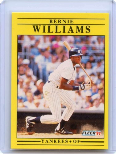 Bernie Williams Rookie Card 1991 Fleer Update #U49 New York Yankees | eBay