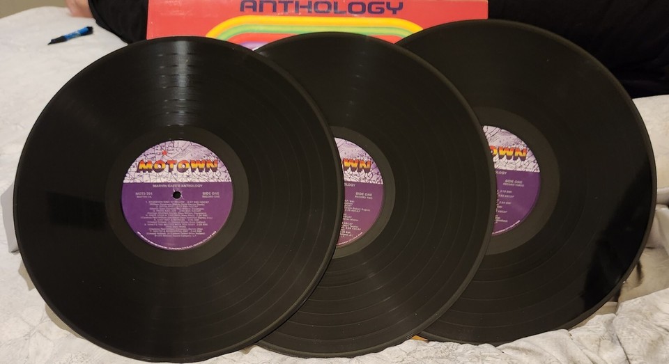 Marvin Gaye - Anthology {1974 12Pg Color Insert Motown} - M9 791A3 - 3 ...