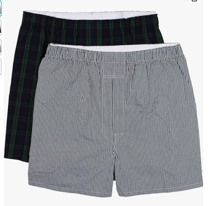 NWT Roundtree & Yorke Full-Cut Cotton Boxers Big Tall Men's 2-Packs sz ...
