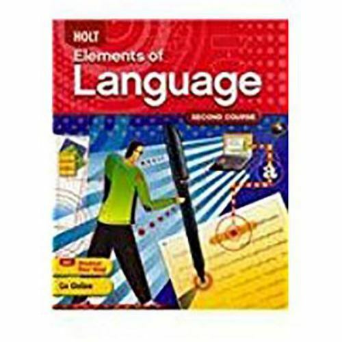 Holt Elements of Language: Second Course, Grade 8 9780030941948| eBay