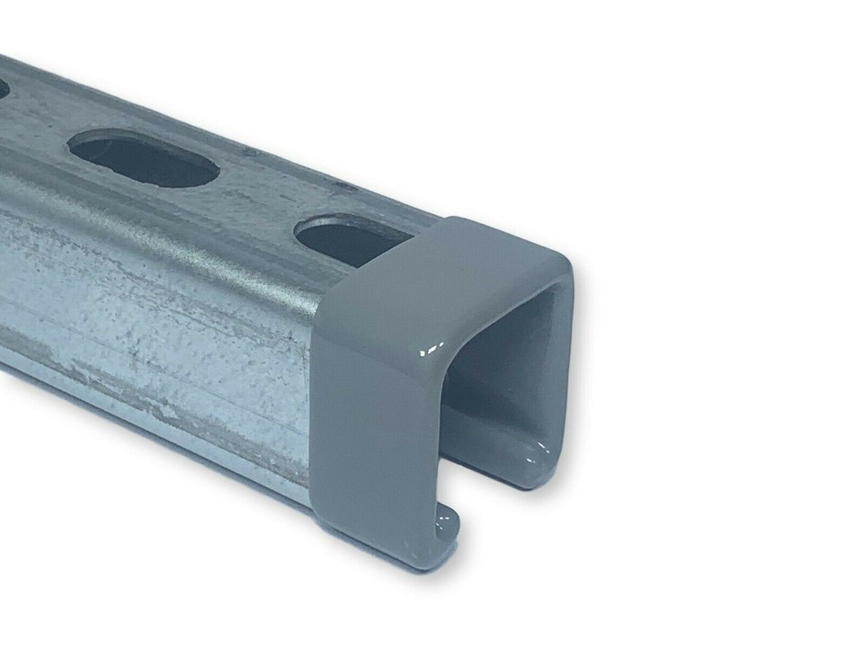 Plastic Safety End Caps for Unistrut Channel 1-5/8''x (Choose Height ...