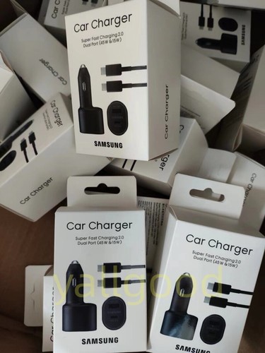 Samsung Fast Charging Car Charger &Type-C-Samsung Galaxy S20 S22 S21 ...