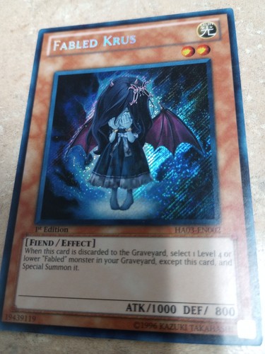 YUGIOH! FABLED KRUS HA03-EN002 1ST Edition | eBay