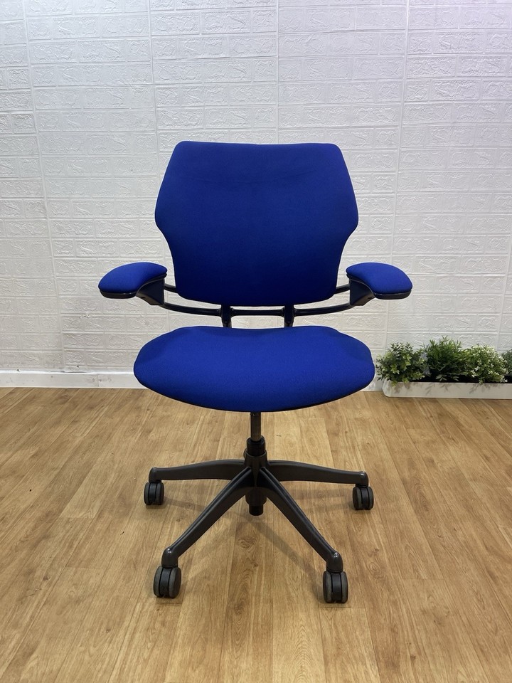Humanscale Freedom Office Chair In Blue Fabric - RRP£1100+ - UK ...