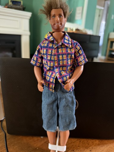 Vintage 1994 Shaving Fun Ken Barbie Doll Mattel With Real Hair And ...