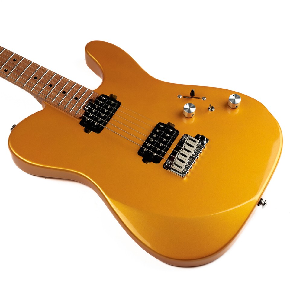 Eart Guitars, TL-380 Full Electric Guitar, 2-Point Synchronized Tremolo ...