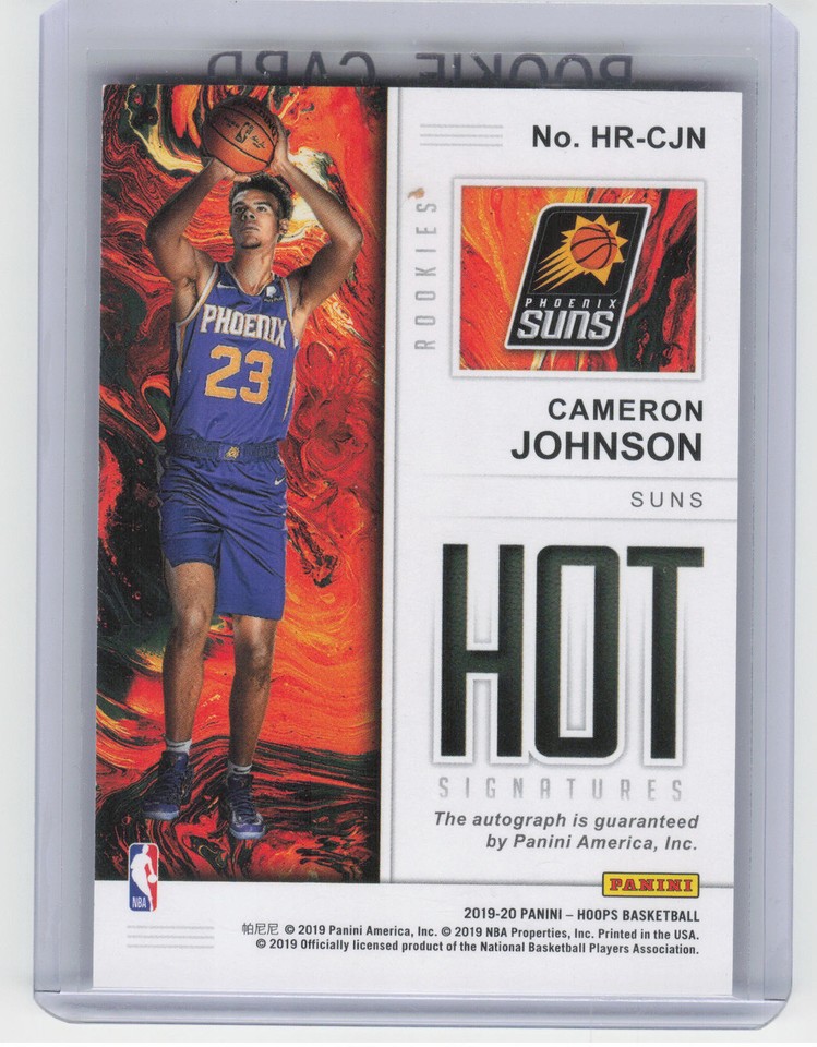 2019-20 Hoops #HR-CJN Cameron Johnson Hot Signatures Rookies | eBay