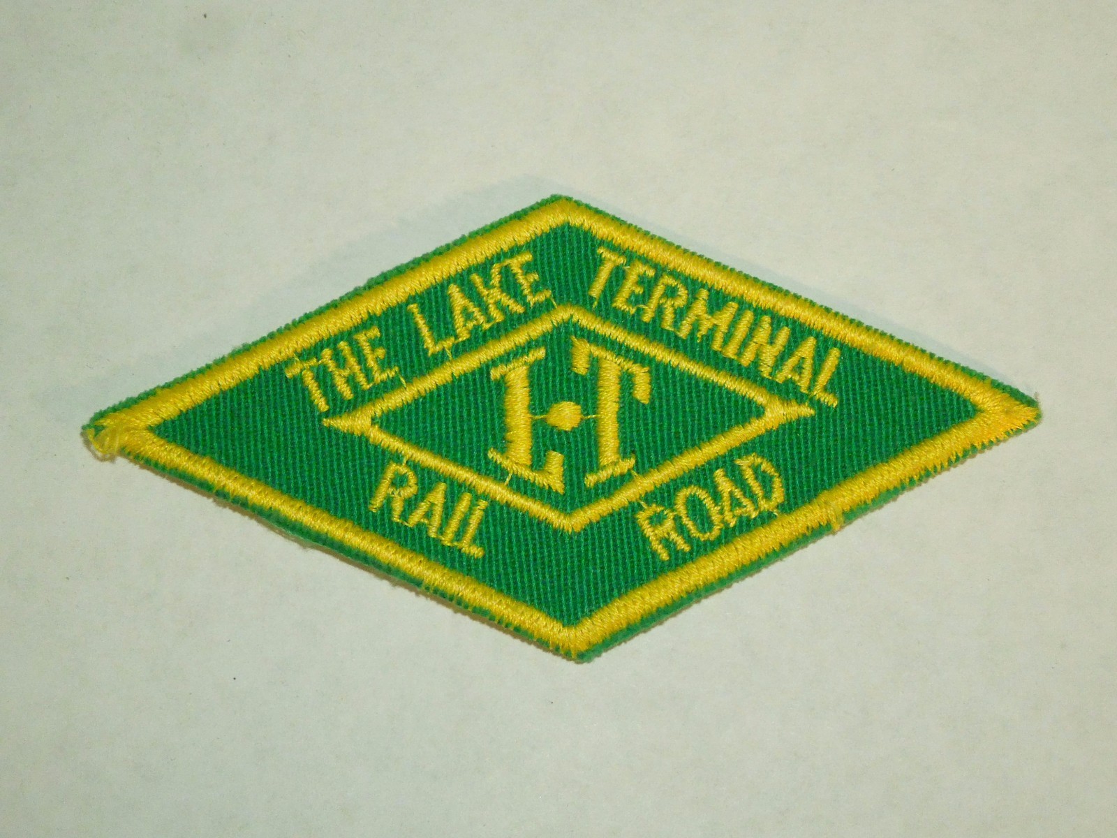 Vintage The Lake Terminal Railroad Company Ohio Railroadiana Sew On ...