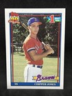 1991 Topps Chipper Jones #1 Draft Pick Rookie Card RC #333 HOF Atlanta ...