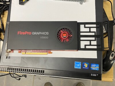 AMD FIREPRO V5900 PCI-E 16X 2GB CAD GRAPHICS VIDEO CARD 2X DP DVI Dell ...